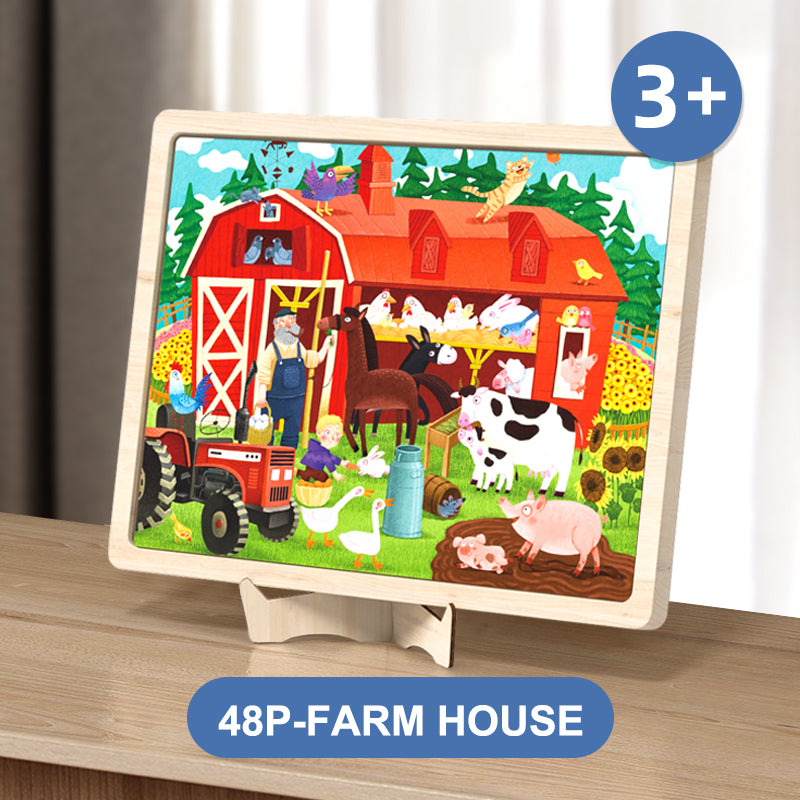 Puzzle madera: La granja – mikadchile
